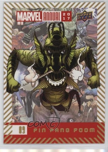 2017 Upper Deck Marvel Annual Gold Foil Fin Fang Foom #83 i1f | eBay
