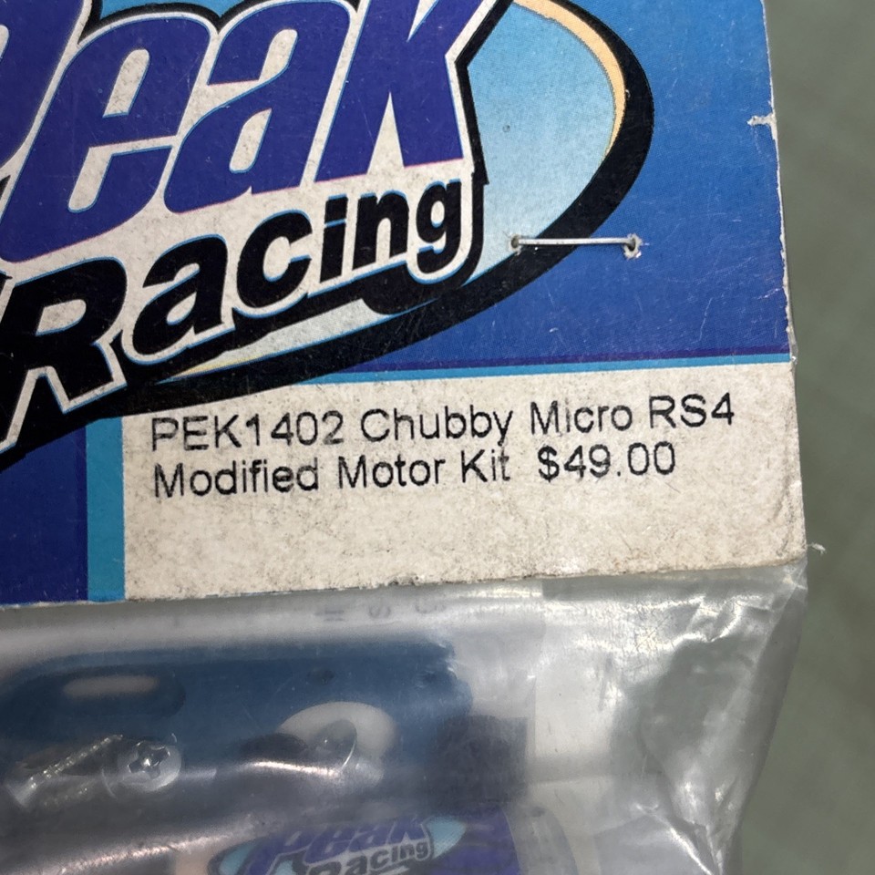 Peak Racing PEKT1402 Chubby Micro RS4 Modified Motor Kit, HPI Micro RS4 ...