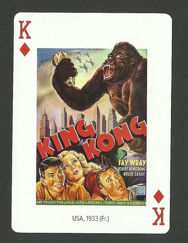 King Kong Fay Wray Famous Horror Euro Playing Card | eBay