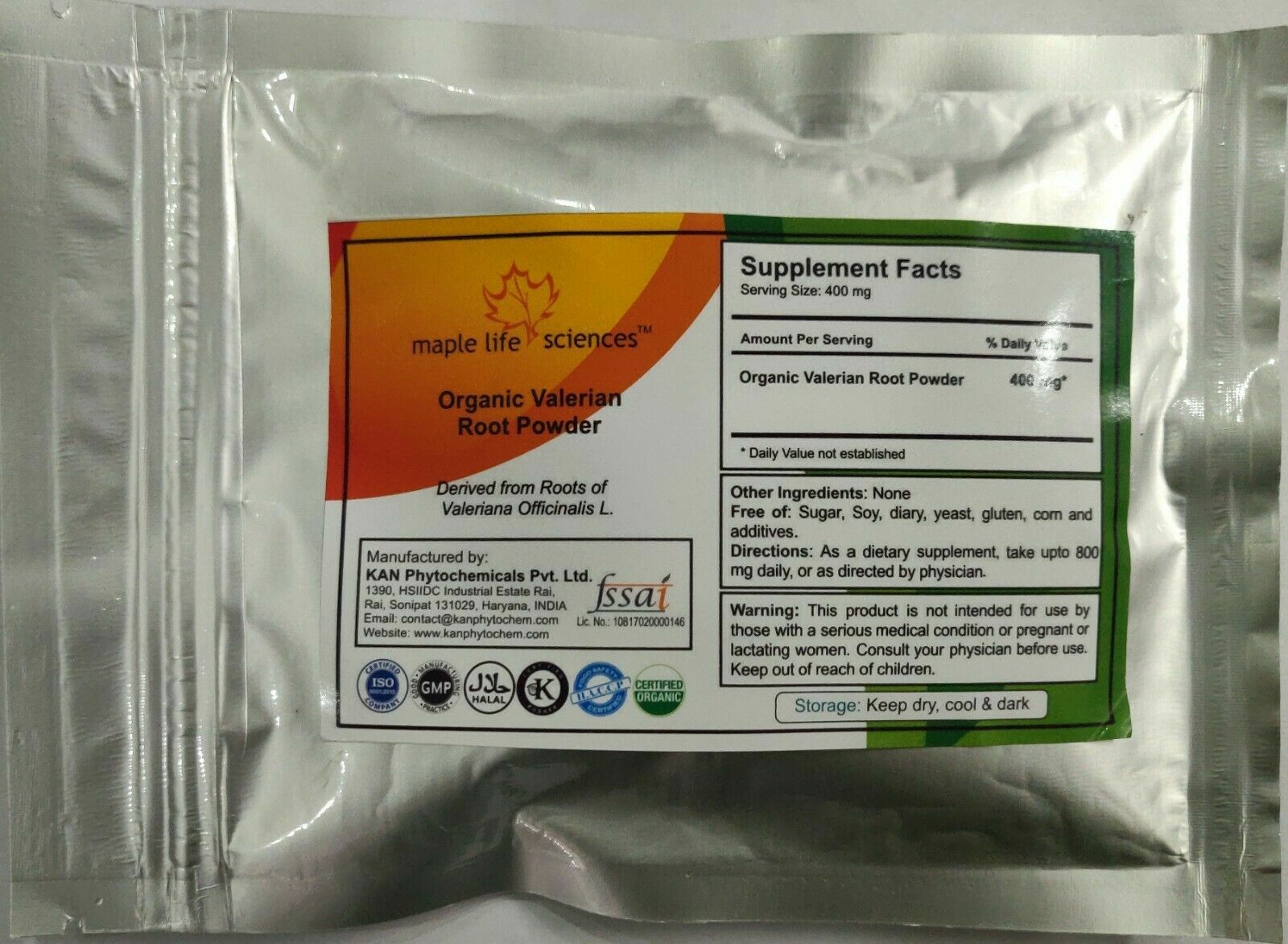 ORGANIC Valerian Root Powder Valeric Acid Valeriana Officinalis | eBay