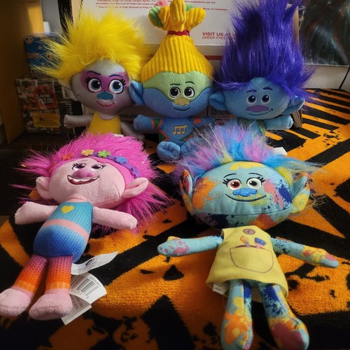 DREAMWORKS TROLLS WORLD TOUR Plushies Lot of 5 | eBay