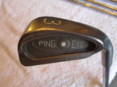 PING EYE 2 WHITE DOT 3 IRON STEEL SHAFT golf club EXCELLENT | eBay