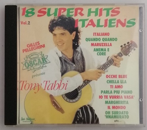 CD ALBUM TONY TABBI 18 SUPER HITS ITALIENS VOL 2 TRES RARE COMME NEUF ...