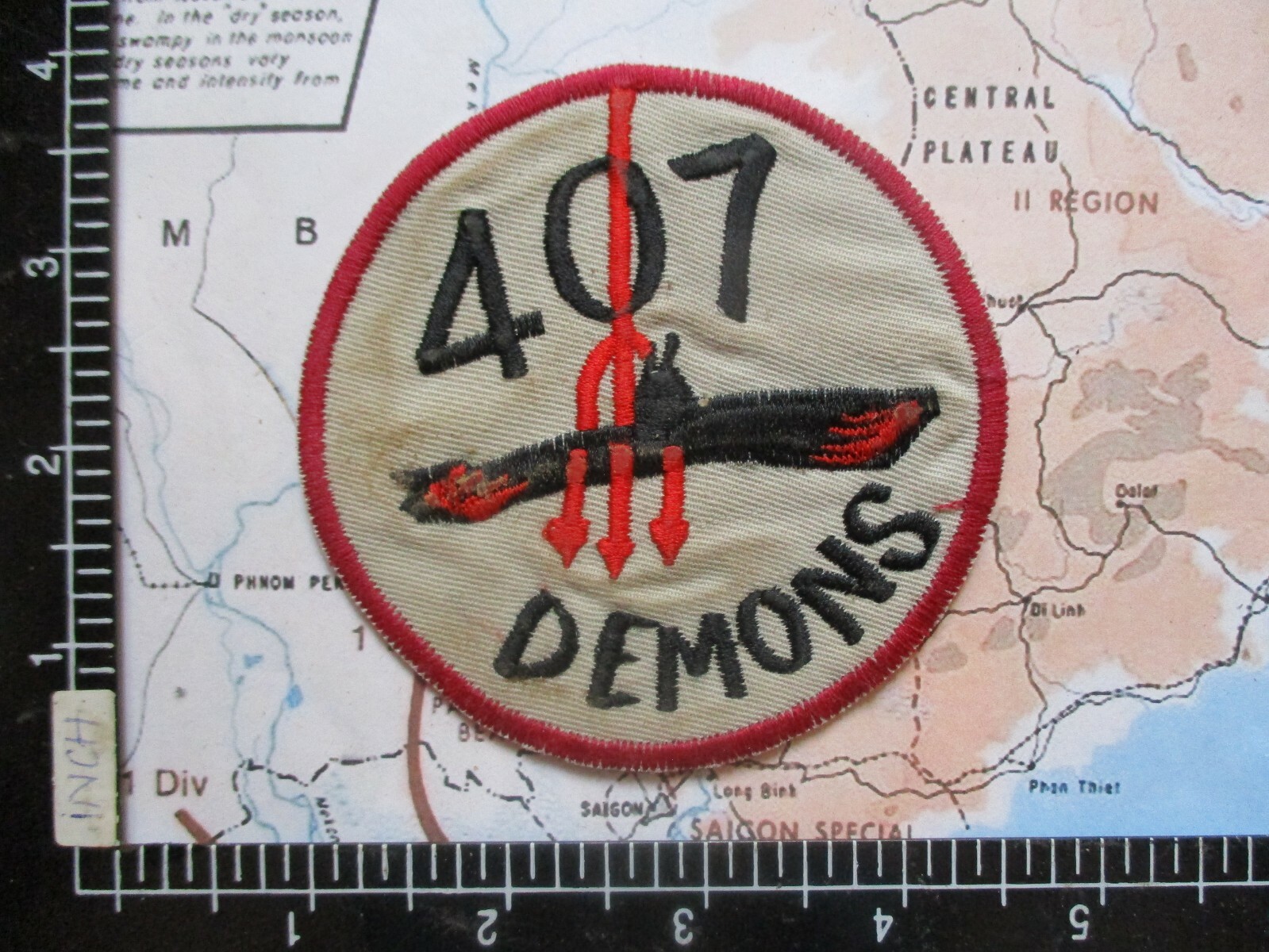 Patch_ RCAF Patch Sqn Royal Canadian Air Force 407 Squadron Demons ...