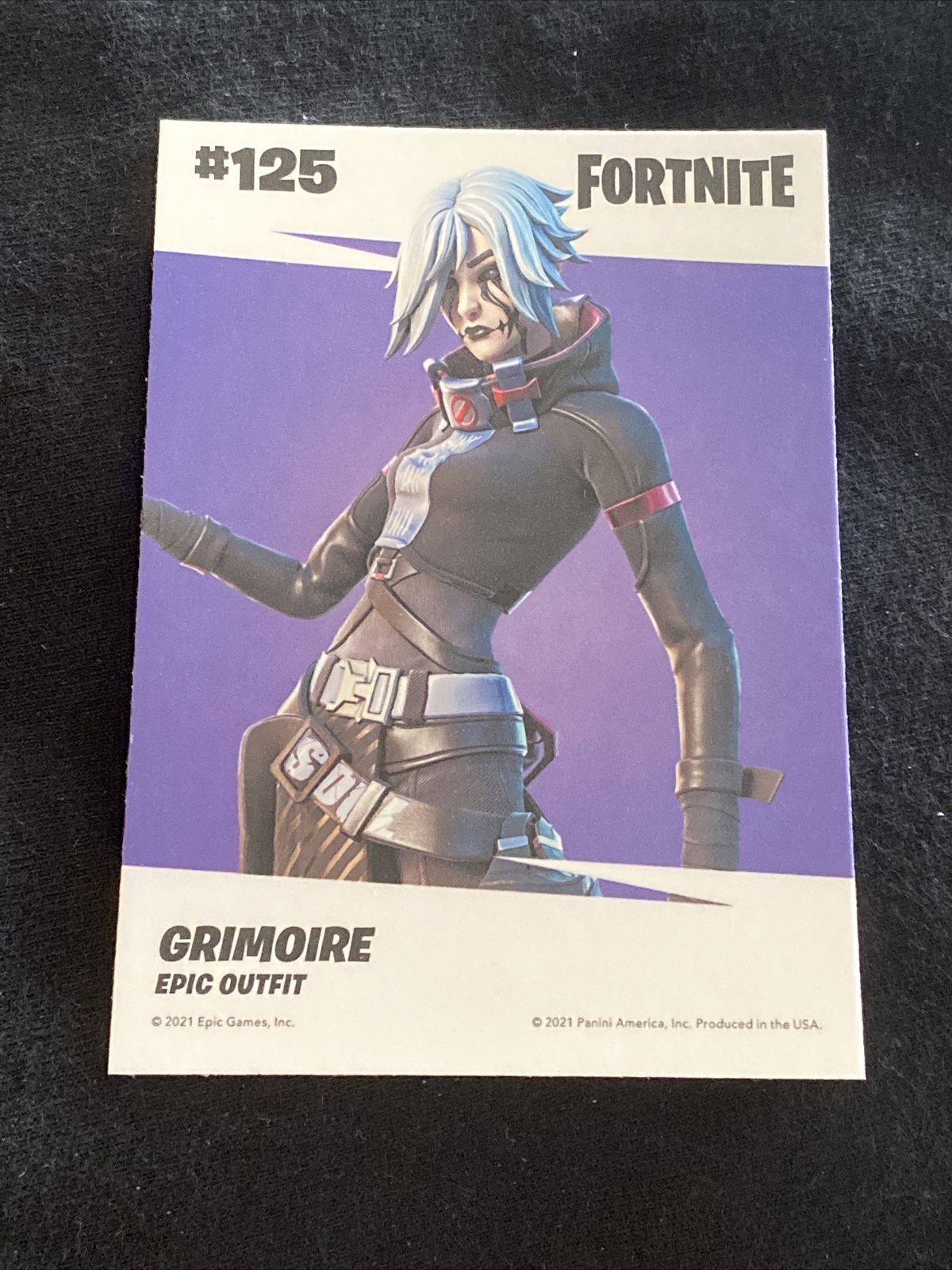 2021 Panini Fortnite Series 3 Optichrome Holo Grimoire #125 Epic Outfit ...