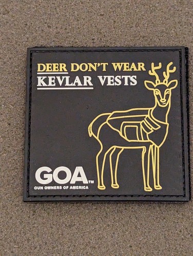 GOA Gun Owners America "Deer Don't Wear Vest" Patch SHOT SHOW 2025 | eBay