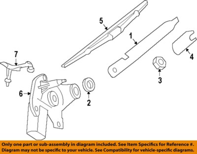 MERCEDES OEM 06-19 GL320 Wiper Washer Components-Wiper Blade 1698201745 ...
