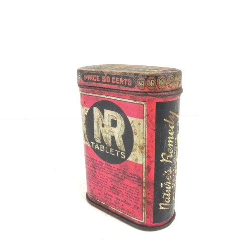 VINTAGE NATURE'S REMEDY TABLETS 60 TABLET TIN EMPTY USED COLLECTABLE ...