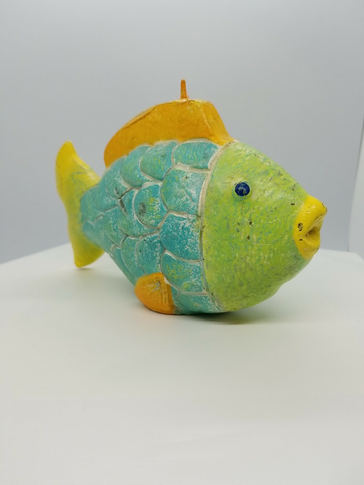 Vintage Wax Vick Candle TROPICAL FISH Shaped 3D Unburned Scented Candle ...