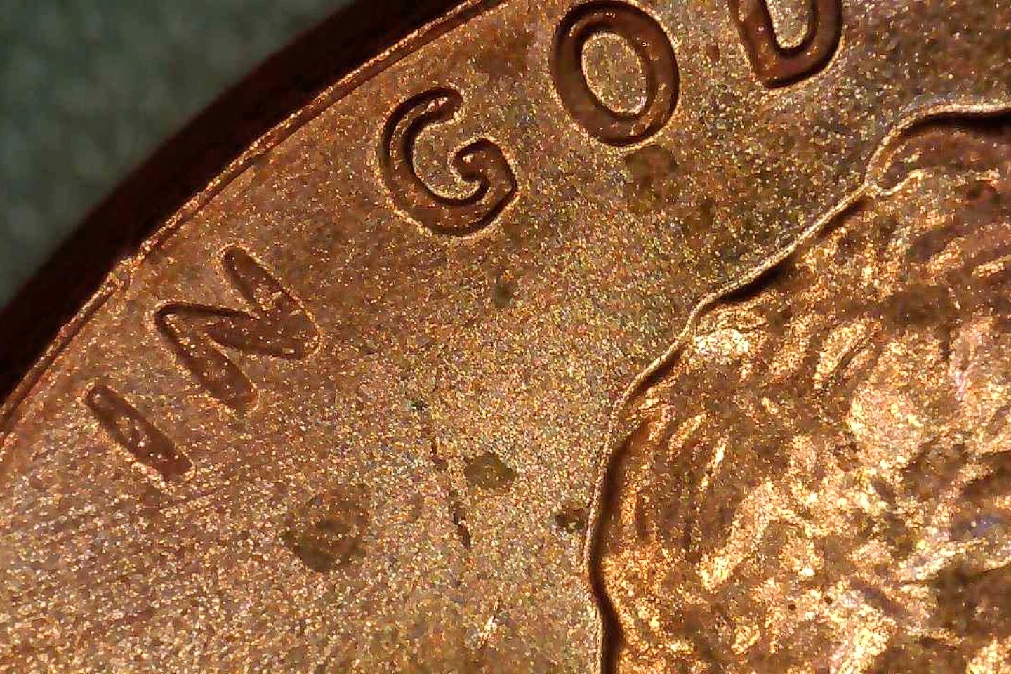 Multi Error Coin - 2023 P Lincoln Cent - Grease Doubling Chips Etc ...