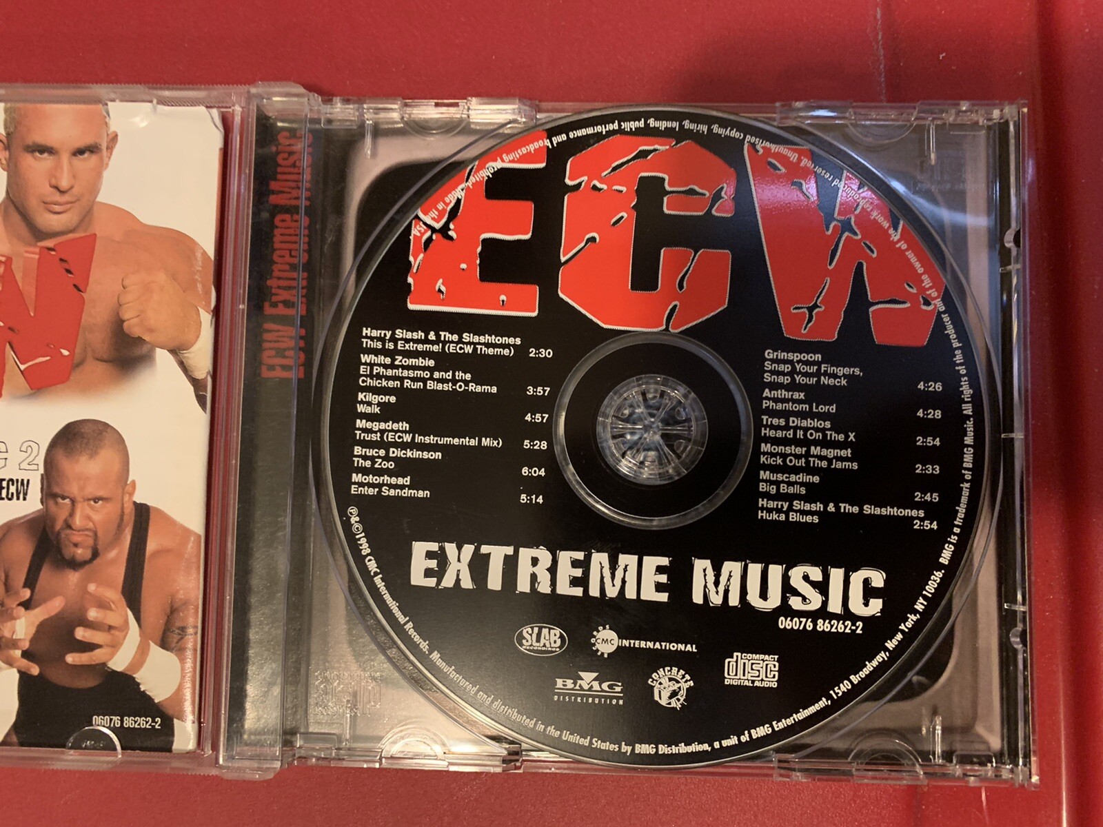 ECW Extreme Music - Excellent Like New Condition Free Shipping RARE WWE ...
