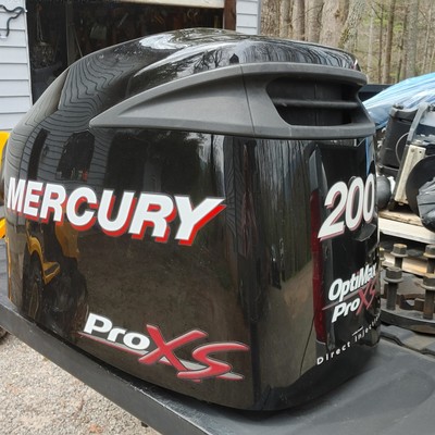 2012 Mercury Optimax 200 PRO XS 20 inch Shaft Outboard Engine Motor 2 ...
