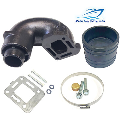 Exhaust manifold Riser Elbow for MerCruiser Marine 120 140 3.0LX ...