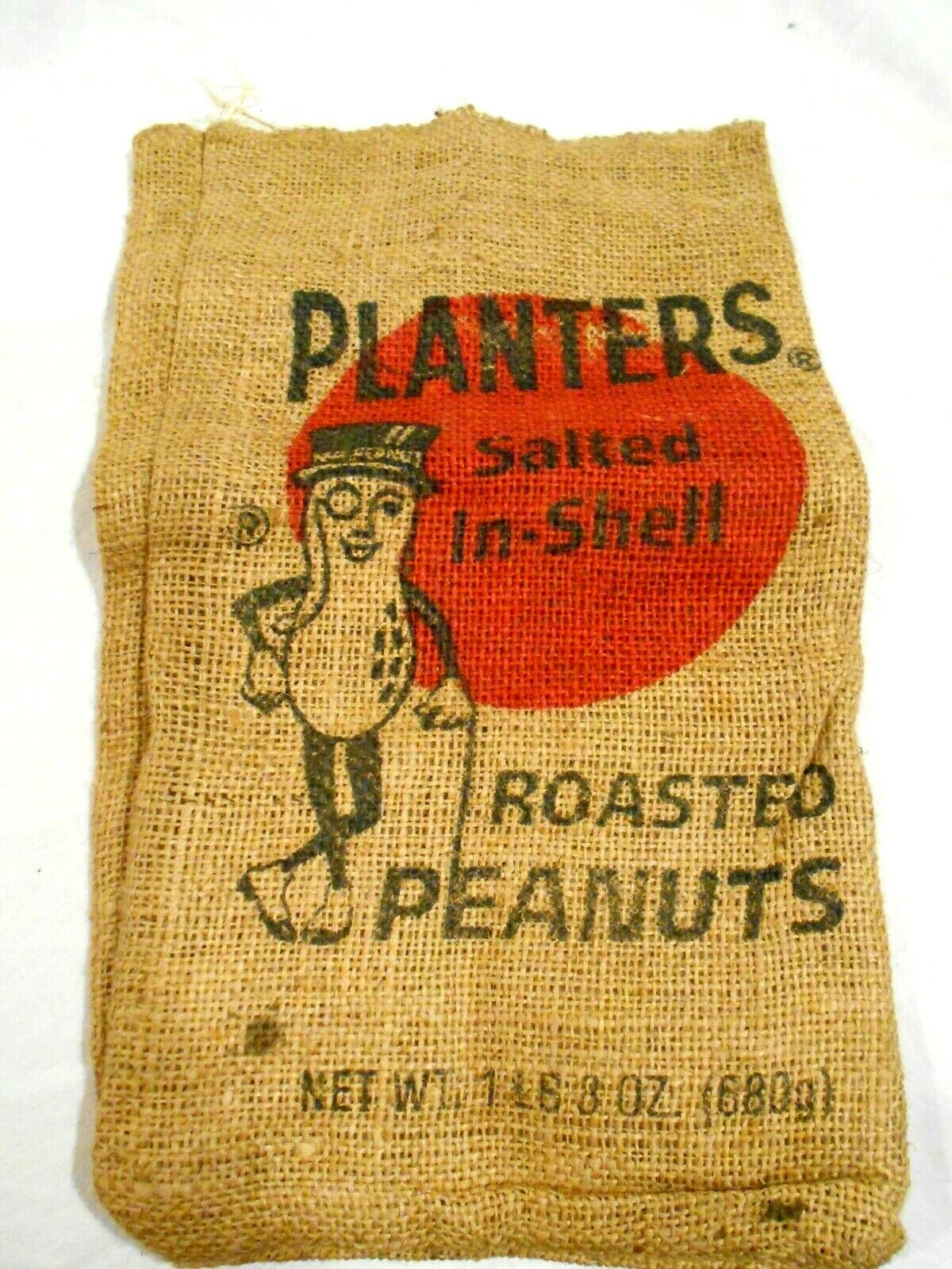 Planters Peanut Burlap Bag/Sack 14 x 8 | eBay