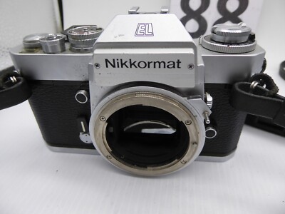 Vintage Nikon Nikkormat EL 35mm SLR Body Fully Working VGC NEW SEALS ...