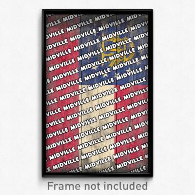Midville Georgia Poster (GA City Souvenir 11x17 Town Print) | eBay