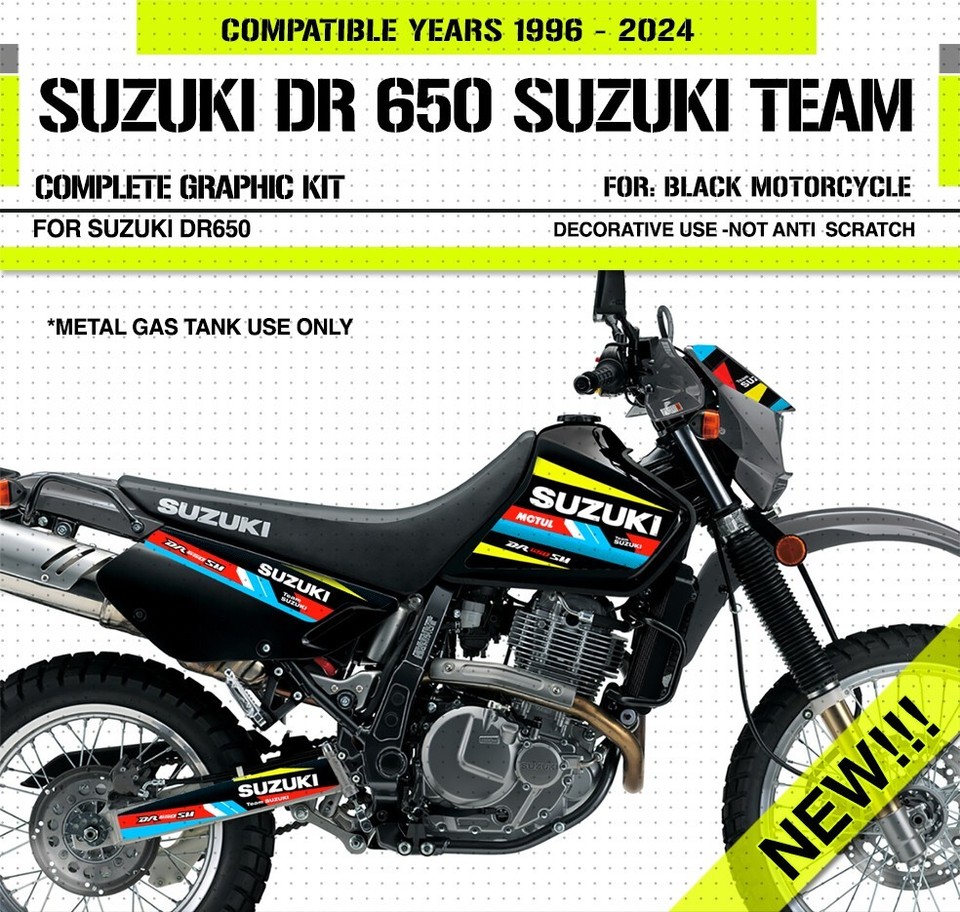 Suzuki DR650 GRAPHIC KIT SUZUKI TEAM (1996 - 2024) | eBay