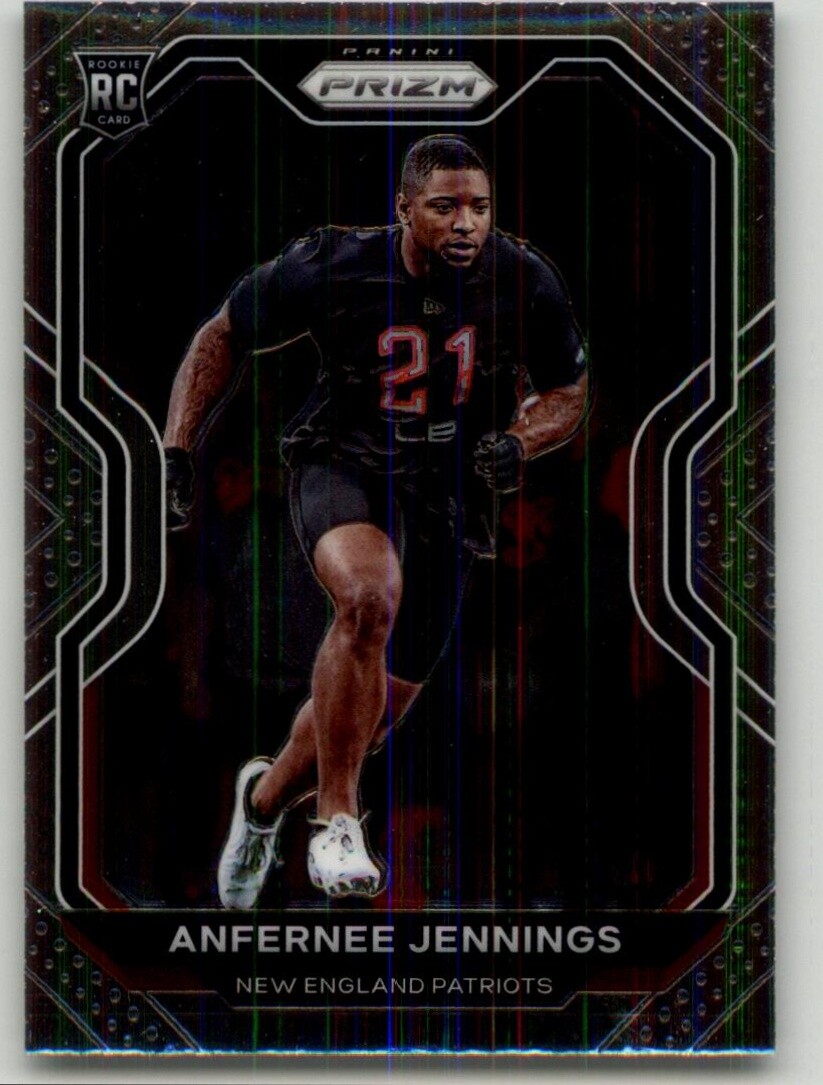 2020 Panini Prizm Anfernee Jennings Rookie #371 RC New England Patriots ...