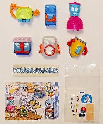 SERIE COMPLETA ELETTRODOMESTICI (C-131 - C-136) + 6 BPZ KINDER GERMANIA ...