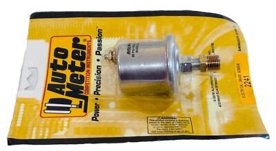 Auto Meter 2241 Short Sweep Electric Oil Pressure Sending / Sender Unit ...