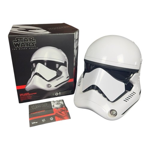 Star Wars Black Series Electronic First Order Storm Trooper Helmet W ...
