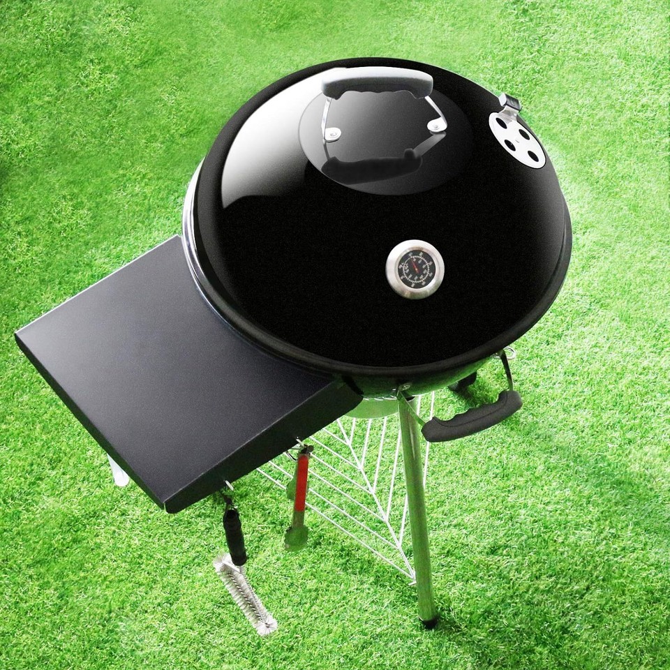 Grill Table Shelf for Weber Kettle Grills 22", Side Table Shelf for ...