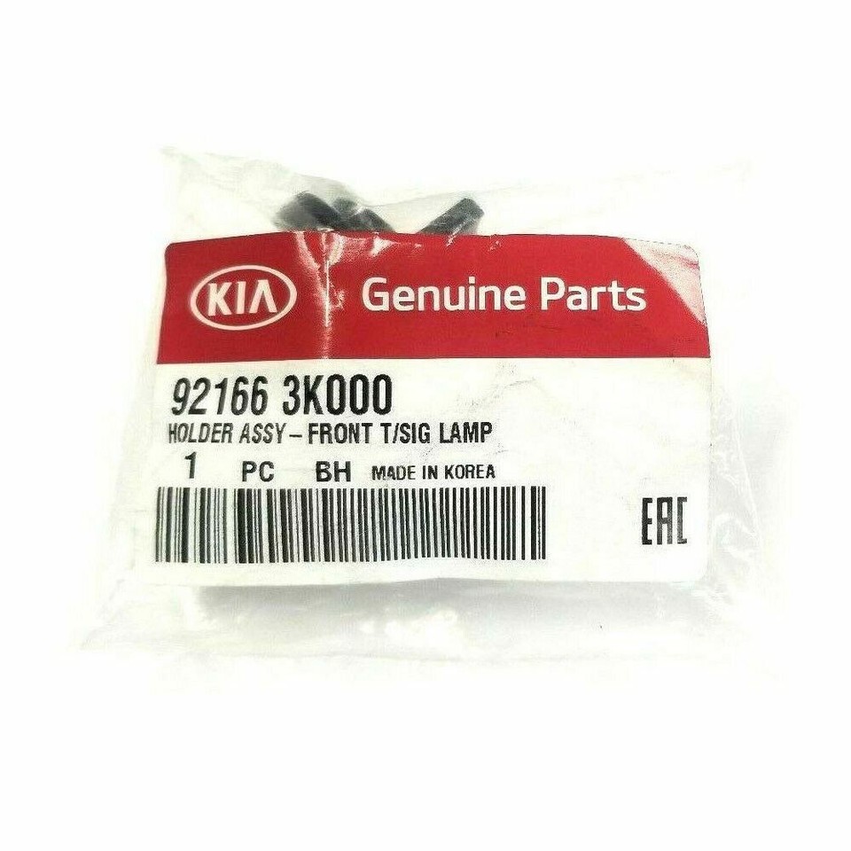 OEM 92166 3K000 Bulb Holder Front Turn Signal Lamp 2p Set for Hyundai ...