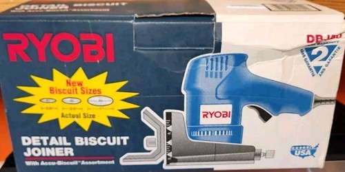 Ryobi DBJ 50 Detail Biscuit Joiner 19,000 RPM 120v New Condition With ...