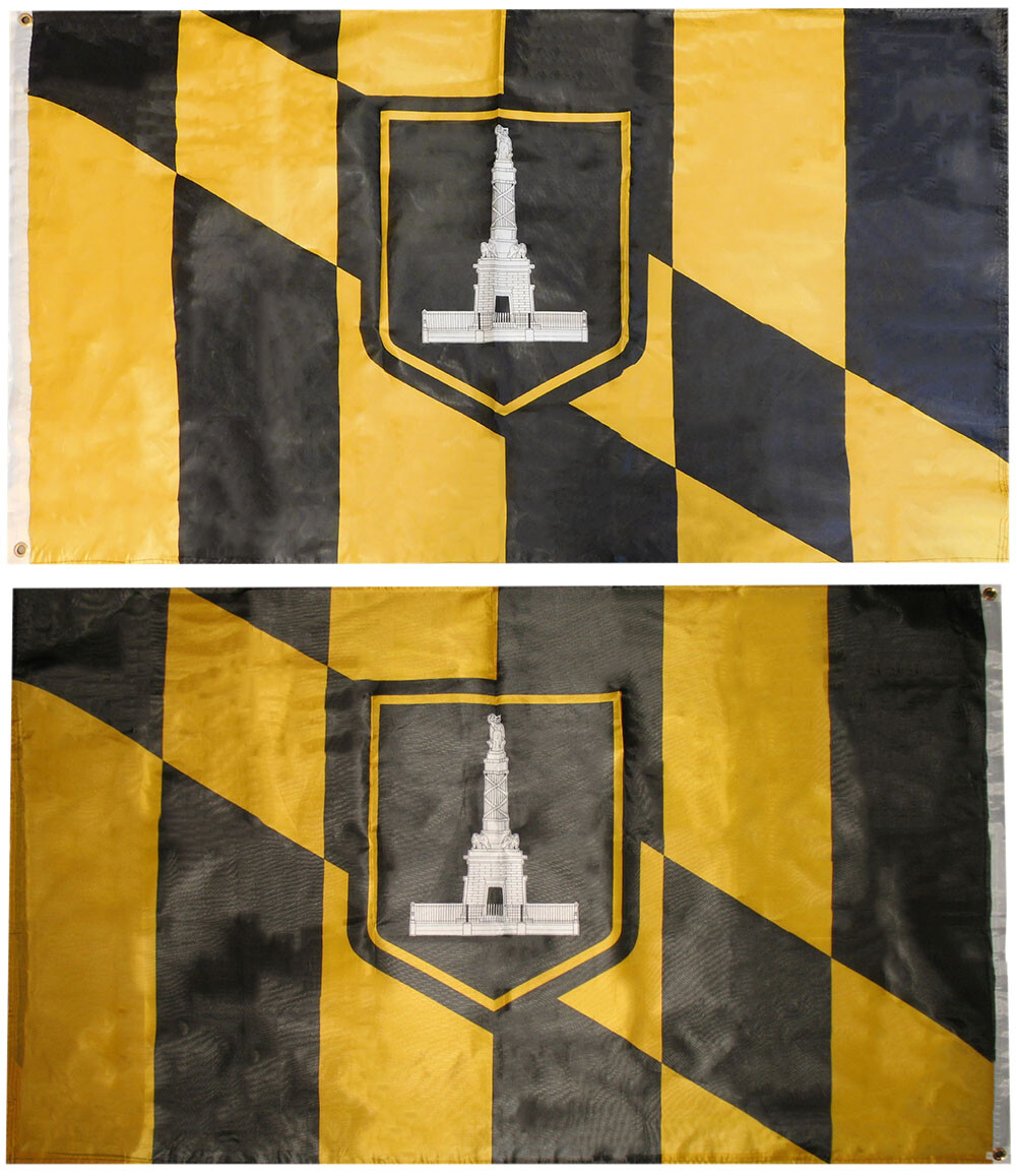 City of Baltimore MD Flag 3x5 Double Sided 2ply Sewn Banner 5x3 house ...