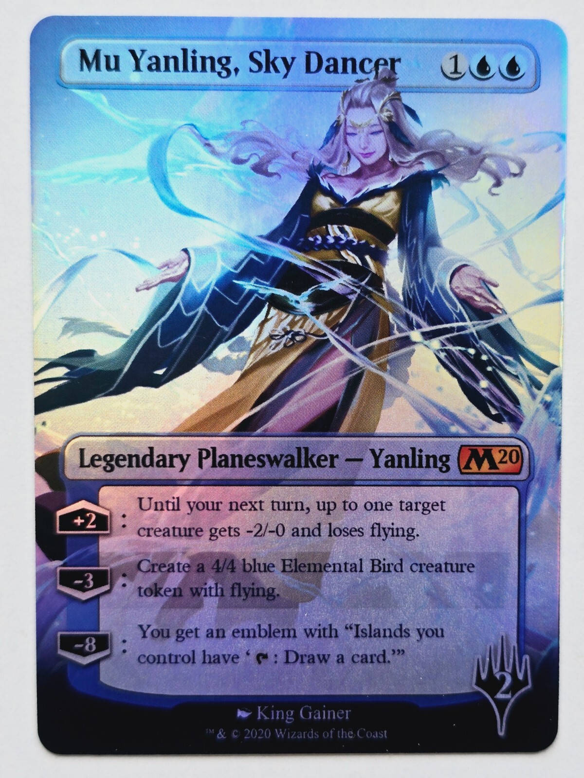 Mu Yanling, Sky Dancer By KG 01 Foil-Altered Art Custom Card ...