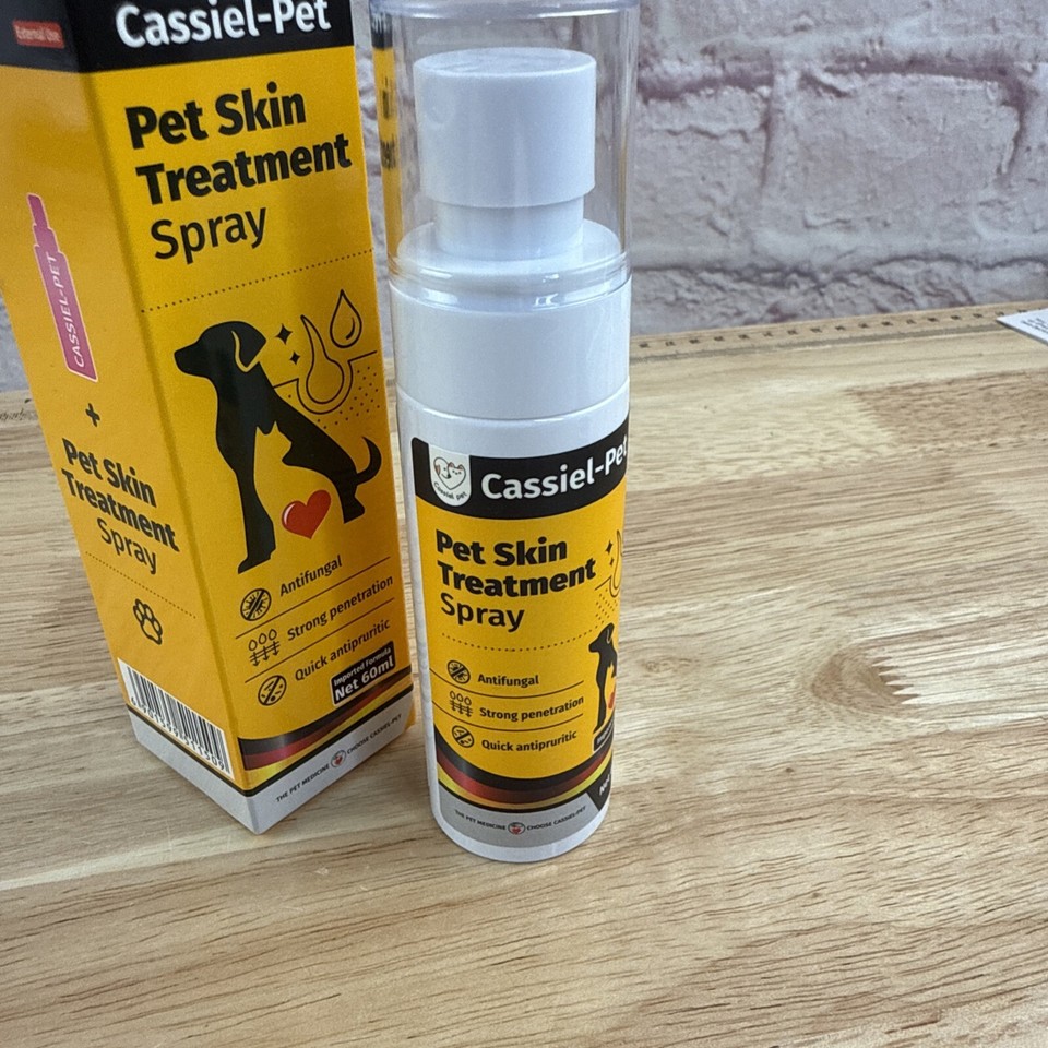 Pet Antimicrobial Spray Cat & Dog Skin Wound Fungus Ringworm Itching (3 ...