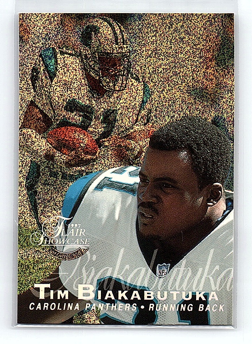 1997 Showcase Tim Biakabutuka Carolina Panthers #47 Row 0 Seat 47 | eBay