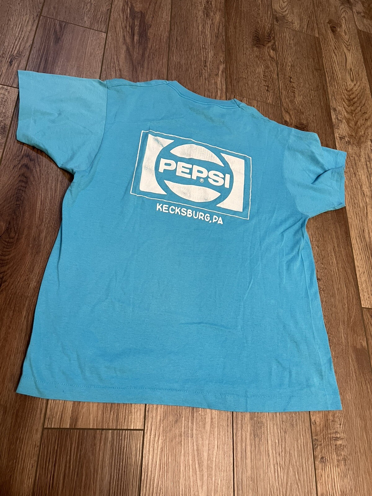 Vintage 80s Pepsi Marathon 10k Screen Stars Double Si… - Gem