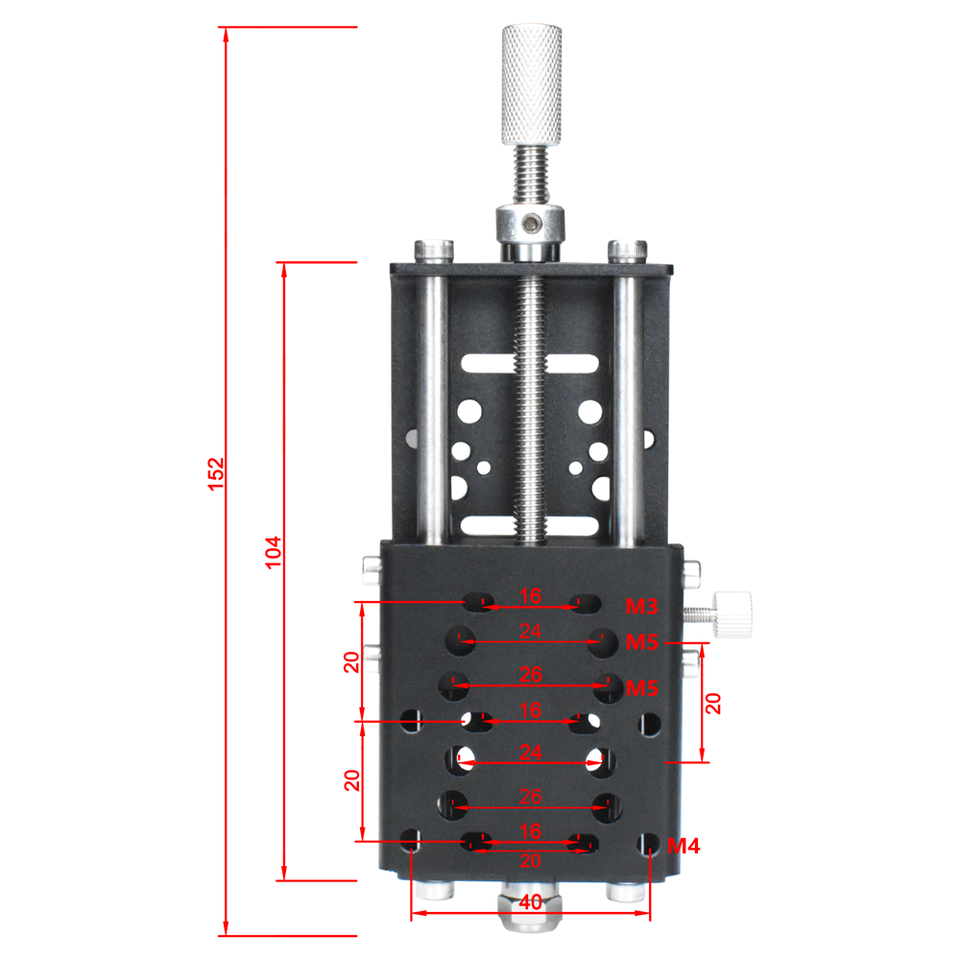 Z Axis Height Adjuster Laser Module Focusing Lifting Bracket Mounting ...