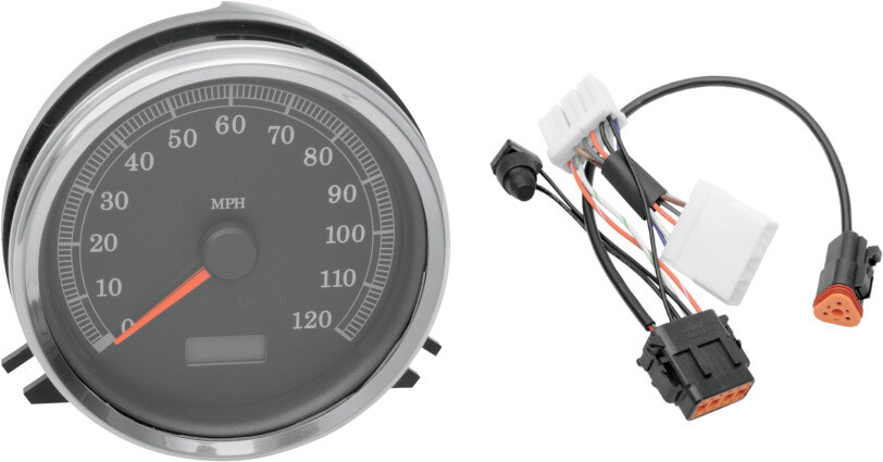 Drag Specialties MPH Speedo Speedometer & Harness fits 1996-1998 Harley ...
