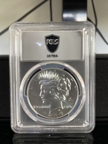 2024 Ultra Breaks Silver Dollar Legends Peace PCGS MS70 Silver Label | eBay