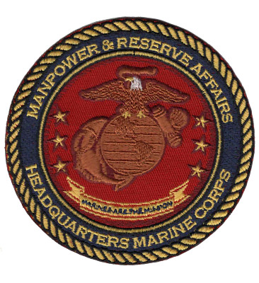 Officially Licensed USMC Headquarters Manpower & Reserve Affairs Patch ...