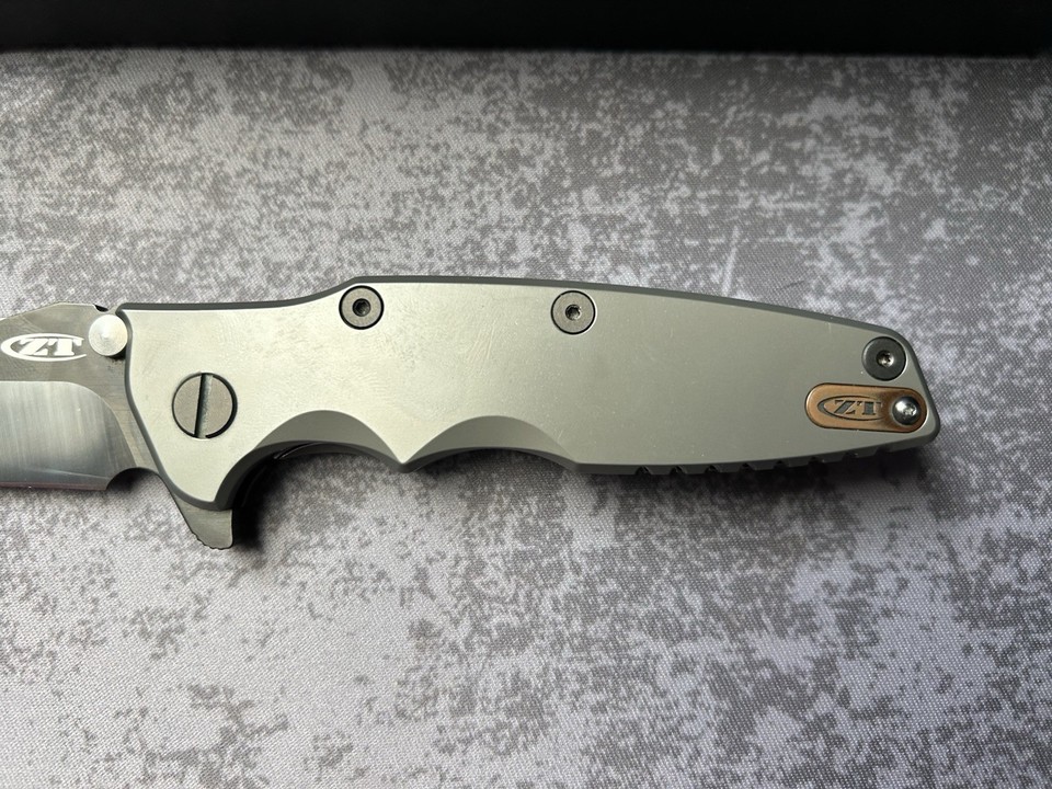 RARE Zero Tolerance ZT 0392 BLK 204P Limited Edition Hinderer / ZT ...