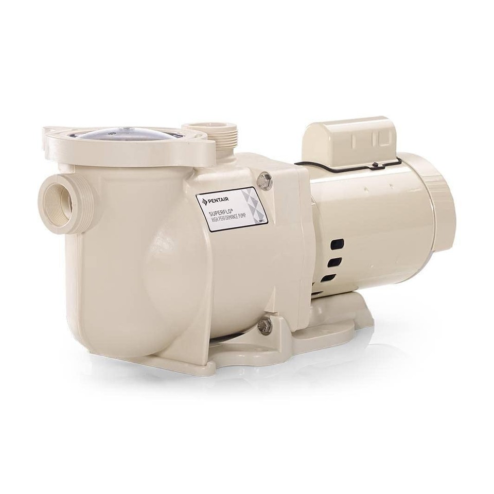 PENTAIR 348190 SUPERFLO HIGH PERFORMANCE POOL PUMP, 1.1 HORSEPOWER ...