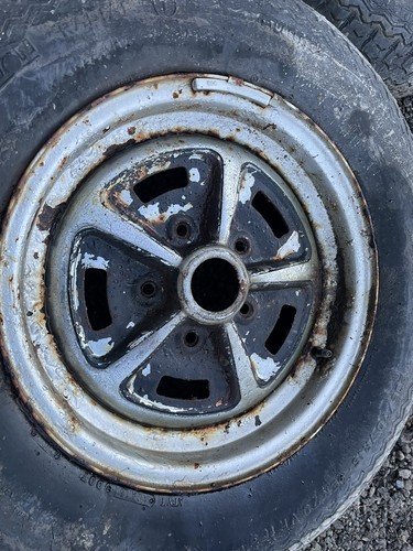 Jensen Interceptor Chrome Rostyle Set Of 4 Steel Road Wheels -Rusty ...