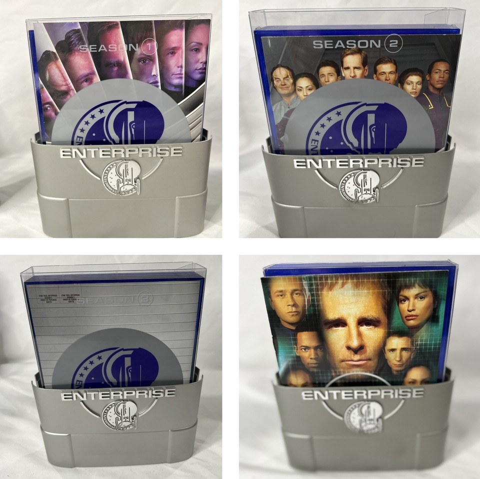 STAR TREK Enterprise Complete Series: Seasons 1-4 DVDs w/ Collector ...