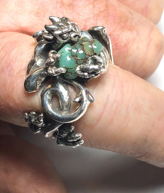 Silver Demon Ring | eBay