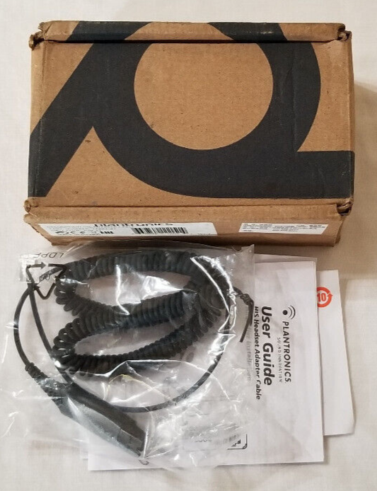 New Plantronics HIS Direct Adapter Cable 72442-41 Cable Adapter | eBay