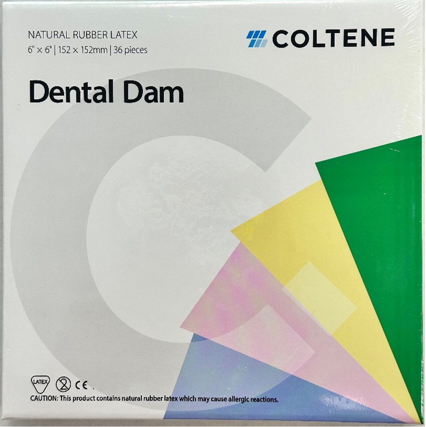 *360-Pieces* Coltene Hygenic Dental Dam 6" x 6" Medium Green H02147 | eBay