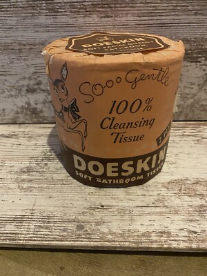 Vintage Doeskin Bathroom Tissue Roll | eBay