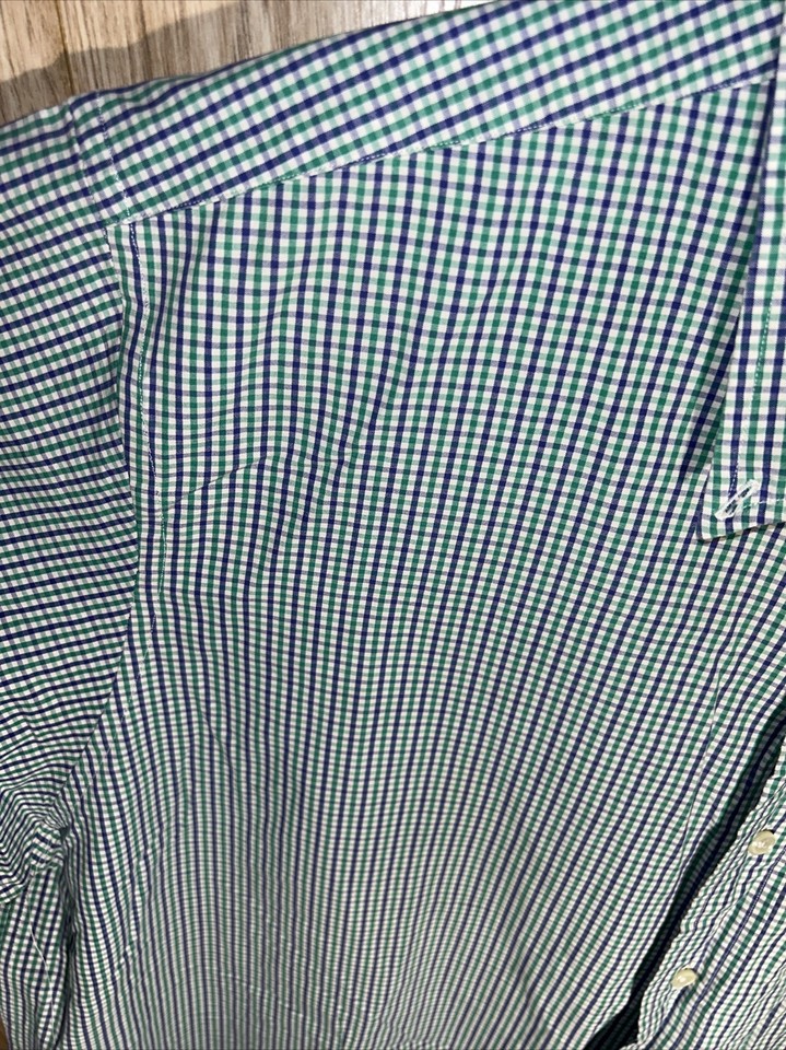 Polo Ralph Lauren Blake Men’s 2XL Purple Green Gingham Check Mardi Gras S/S | eBay