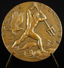 Medal Poseidon Trident Mythology French Navy Eagle Dolphin | eBay