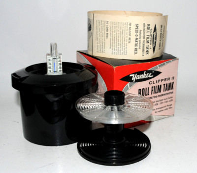 Yankee Clipper II Roll Film Tank w/ Self-Loading Reel, Agitator ...