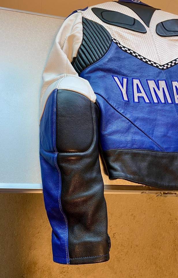 YAMAHA RACING LEATHER JACKET YZF R1 R6 Alpinestars Klim Dainese Rev'it ...