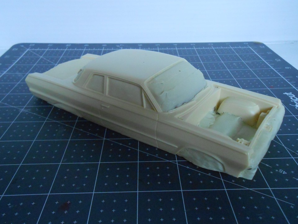 1/25 1963 Chevrolet BISCAYNE RESIN mint ... VINTAGE RARE Revell 409 ...